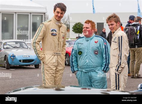 Racing Car Drivers Richard Woolmer James Colburn Charles Rainford Grrc 75th Members Meeting