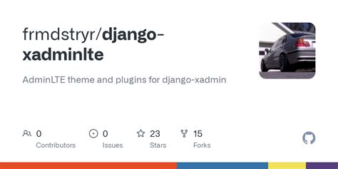 Github Frmdstryr Django Xadminlte Adminlte Theme And Plugins For Django Xadmin