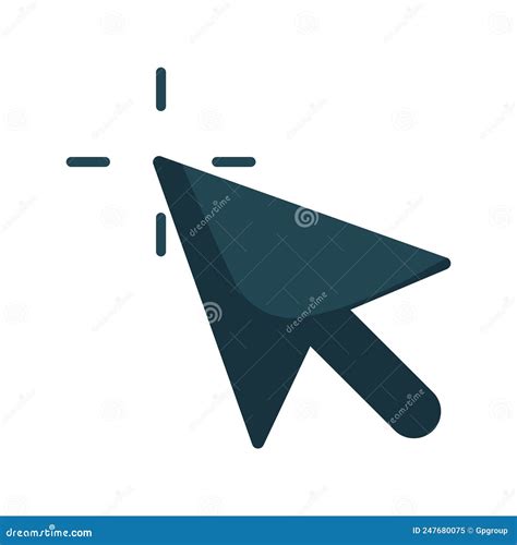Blue Cursor Design Stock Vector Illustration Of Press