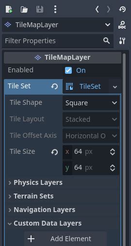 Using Tilesets Godot