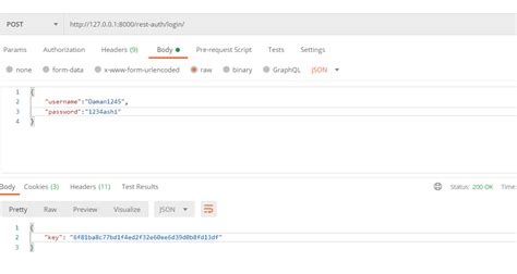 Django Rest Auth Login Token Use Approach Stack Overflow