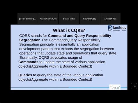 Free Video Introduction To Axon Framework With CQRS Pattern From NashKnolX Class Central