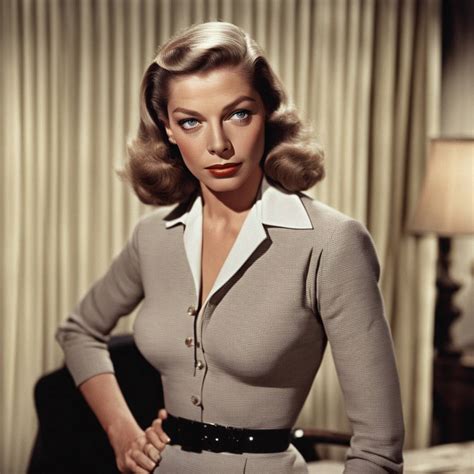 Lauren Bacall In Tight Dress In Color By Rhoubbhe1 On Deviantart