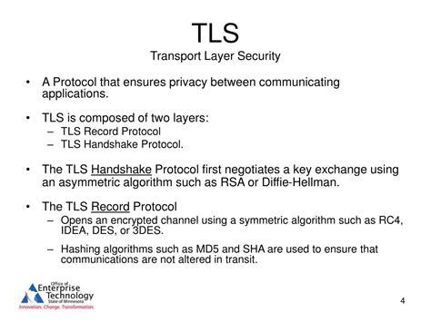 PPT Internal Email Encryption TLS Protocol Transport Layer Security PowerPoint Presentation