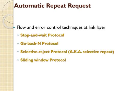 Ppt Data Link Layer Flow And Error Control Powerpoint Presentation Free Download Id1873496