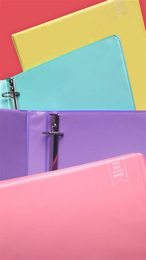 3 Pk Spiral Notebook College Ruled Multicolor Yoobi