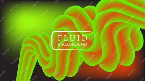 Premium Vector Gradient Liquid Abstract Fluid Wavy Background Illustration Shapes Template