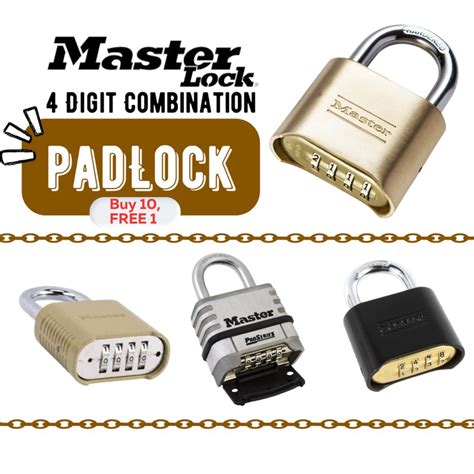 175d 176 178d 1175d 875d Master Lock 4 Digit Code Combination
