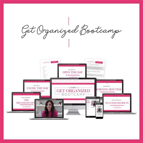 Get Organized Bootcamp The Happy Gal