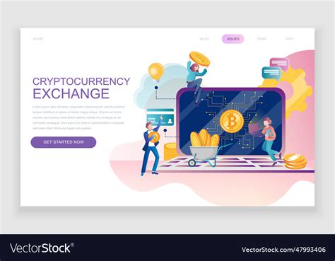 Modern Flat Web Page Design Template Concept Vector Image