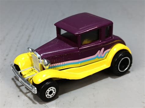 Matchbox Model A Ford 1979 Purple Yellow Vnm Ebay