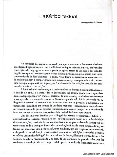 Linguística Textual Pdf