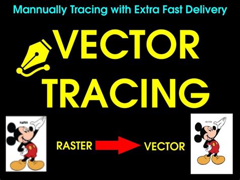 vector tracing image and logo tracing to vectorize with in 1 to 5 hours