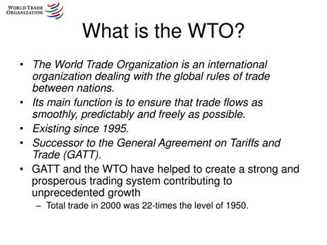 PPT WTO Simulation PowerPoint Presentation Free Download ID