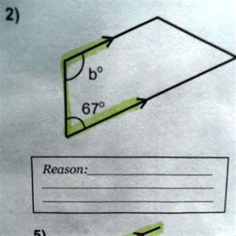 SOLVED Calculate The Missing Angle And Give A Reason For Your Answer 2 69 670 Reason