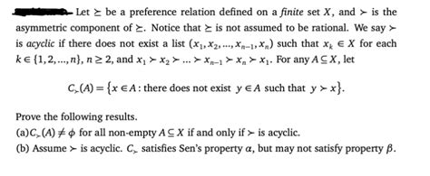 solved how to prove the part b of this problem using sen s