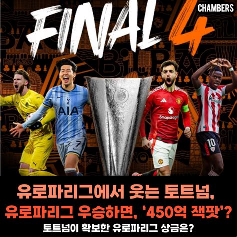 토트넘 유로파리그 우승하면 ‘450억 잭팟 네이버 블로그