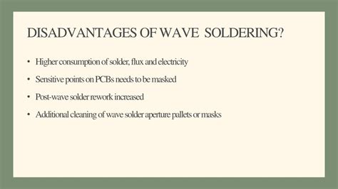 Ppt Selective Soldering A Cost Effective Alternative To Wave Soldering Powerpoint