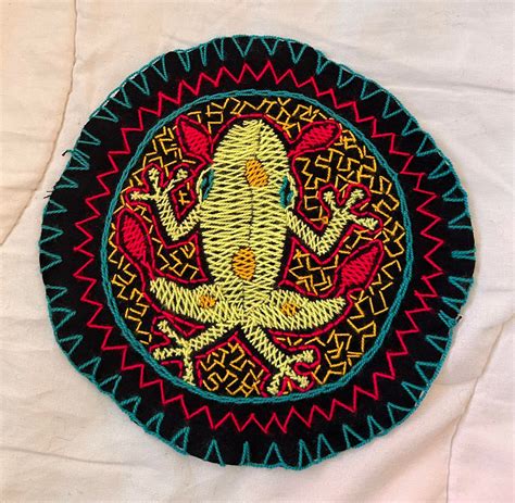 Shipibo Icaro Altar Cloth Textile Hand Weaved Amazon Craft Icaros Kambo And Ayahuasca Etsy