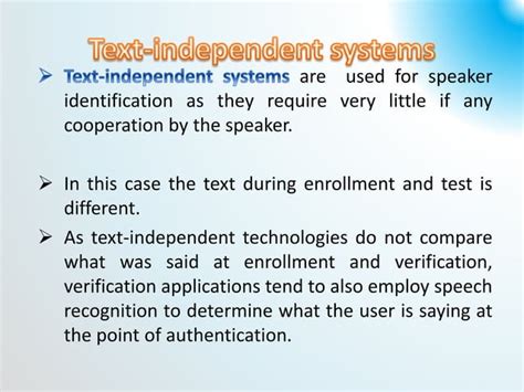 Pattern Recognition Voice Biometrics Pptx