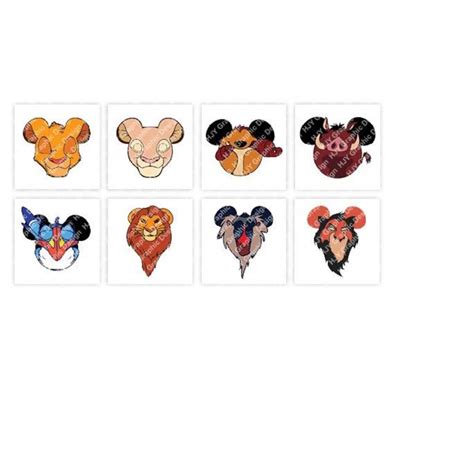 The Lion King Simba Nala Timon Pumbaa Scar Mufasa Zaz Inspire Uplift