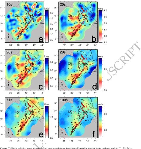 Figure 1 From Imaging The Seismic Velocity Structure Of The Crust And Upper Mantle In The