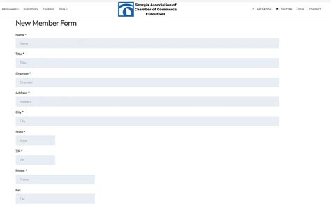 Membership Form Templates For Associations Glue Up
