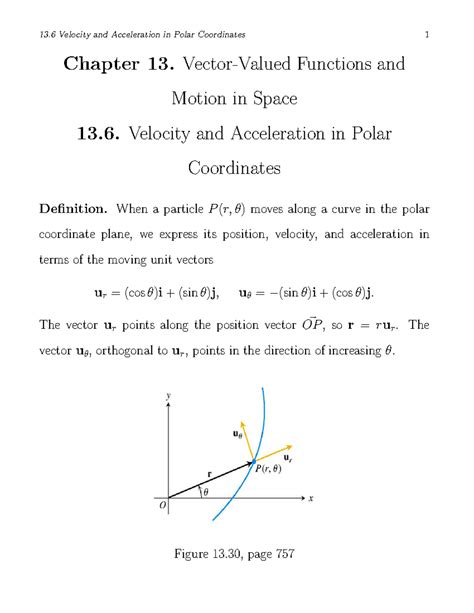 C13s6 Calculus I Lecture Notes Chapter 13 Vector Valued Functions