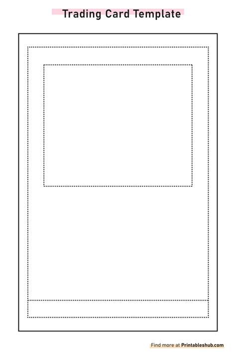 Free Printable Blank Trading Card Templates [pdf Included] Printables Hub