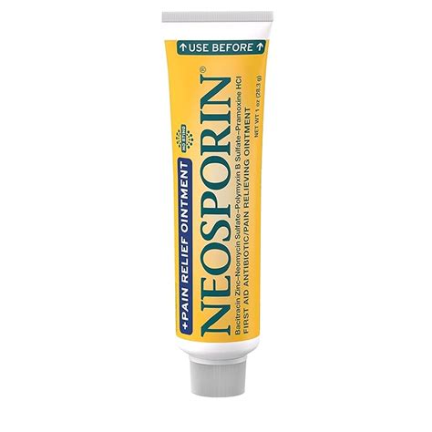Buy Neosporin Maximum Strength Pain Relief Dual Action Ointment First Aid Topical Antibiotic