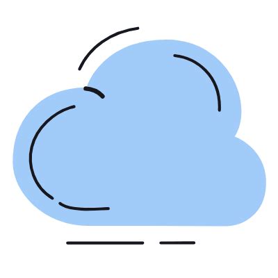 Cloud Color Doodle Lordicon