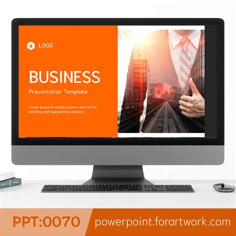 เทมเพลต Powerpoint ประวัติส่วนตัว สีส้ม มินิมอลสวยๆ 0070 เทมเพลต Powerpoint สวยๆ