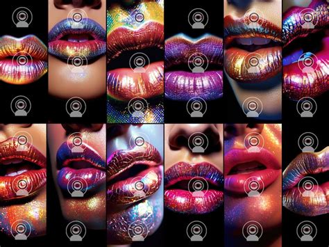 Sexy Lips Phone Wallpaper 12 Digital Download Backgrounds Glamour