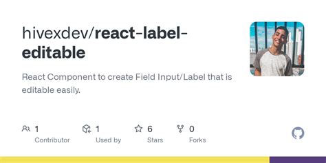 Github Hivexdevreact Label Editable React Component To Create Field Inputlabel That Is