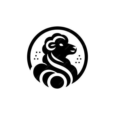Premium Vector Lamb Logo Template Isolated Brand Identity Icon