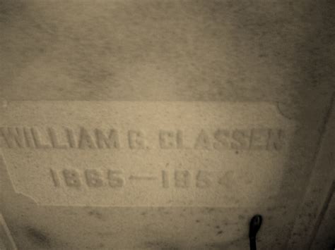 Dr William G Classen 1865 1954 Mémorial Find A Grave