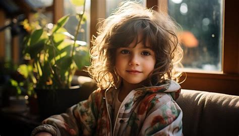 Smiling Caucasian Girl Enjoying Nature Looking At Camera With Joy