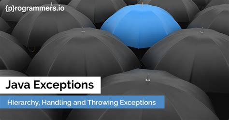 Java Exceptions Hierarchy Handling And Throwing Exceptions