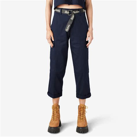 Womens Relaxed Fit Cropped Cargo Pants Dickies Canada