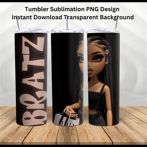 Bratz Doll 20oz Tumbler Wrap Bratz Tumbler Sublimation T Inspire Uplift