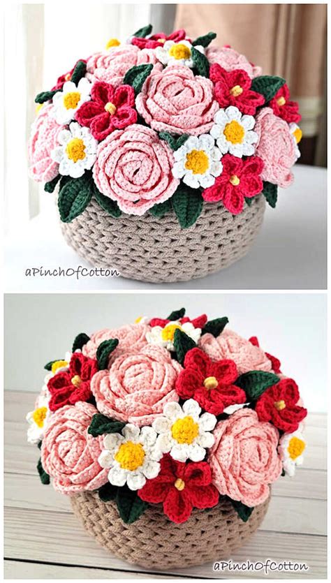 Amigurumi Flower Free Pattern Free Amigurumi Pattern