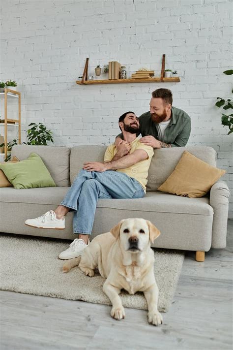 A Bearded Gay Couple Enjoys Quality Stock Photo Image Of Lgbtq Homosexual