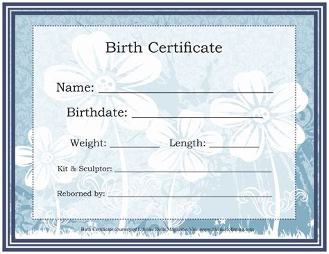 Cabbage Patch Birth Certificate Printable Printable Calendars At A Glance