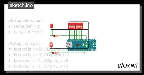 One Bit Alu Wokwi Esp32 Stm32 Arduino Simulator