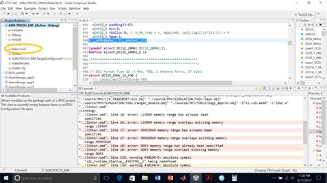 Compiler TMS320C6670 Getting An Error Message At Linker Command File