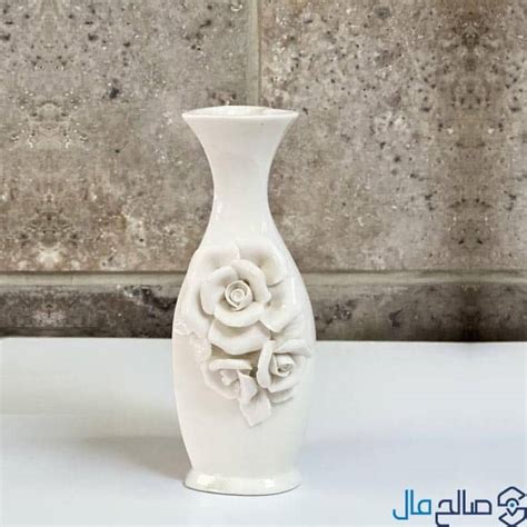 فروش عمده گلدان سرامیکی طرح برجسته چین صالح مال