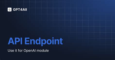 Api Endpoint Gpt4all