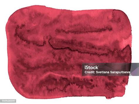 날카로운 테두리와 이혼 페르시아 레드의 유행 색상의 수채화 배경 수채화 물감 브러시 얼룩 텍스트에 대 한 복사 공간 거친에 대한 스톡 사진 및 기타 이미지 Istock