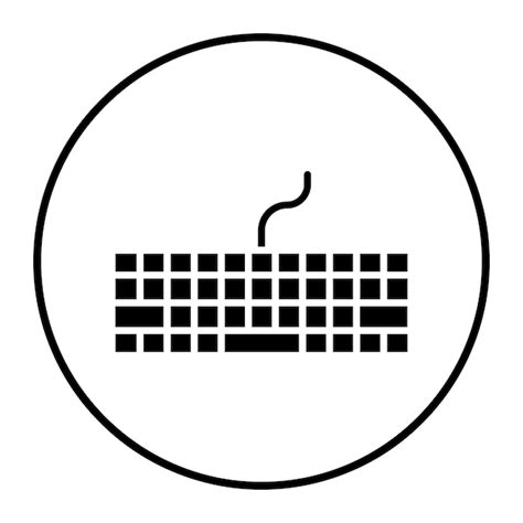 Premium Vector Keyboard Vector Illustration