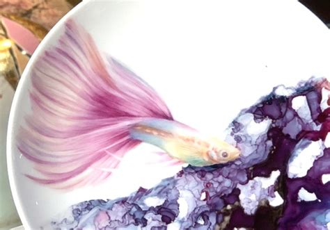 포슬린아트 수강생작품 구피의여행 서울포슬린 도자기페인팅 익선동공방 네이버 블로그